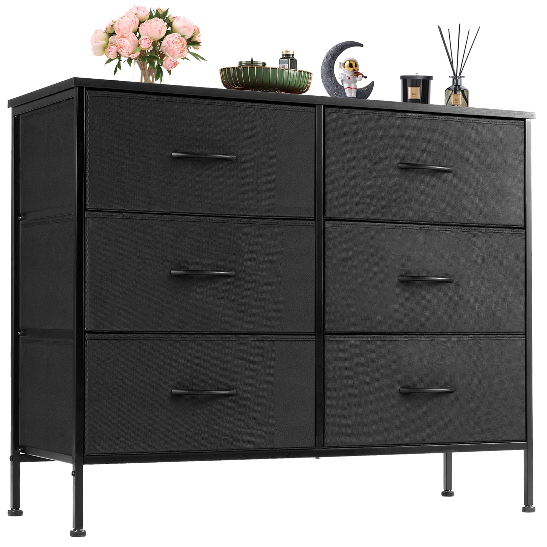 JOINSUN 6 Drawers Dresser, Storage Organizer Units for Clothing, Closet ...