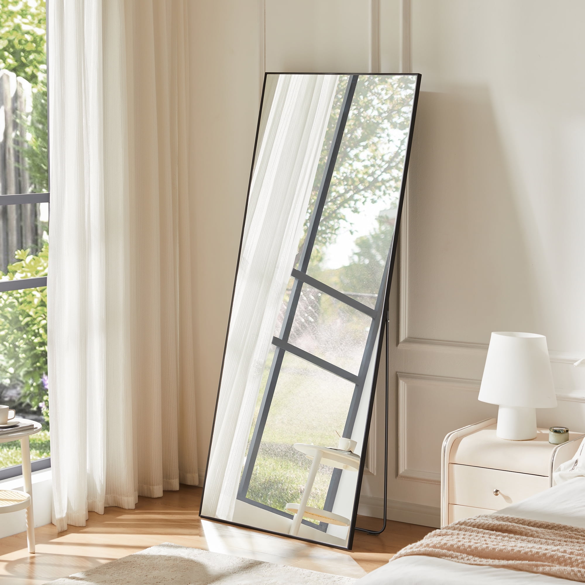 Free Shipping! Gianna 71x26 Full Length Mirror with Aluminum Alloy ...