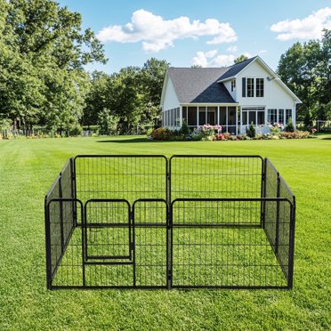 North States MyPet Petyard Passage 4 Panel Plastic Dog Playpen, Indoor ...