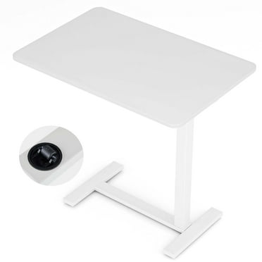 KMINA - Overbed Table with Wheels Adjustable Height, Medical Adjustable ...