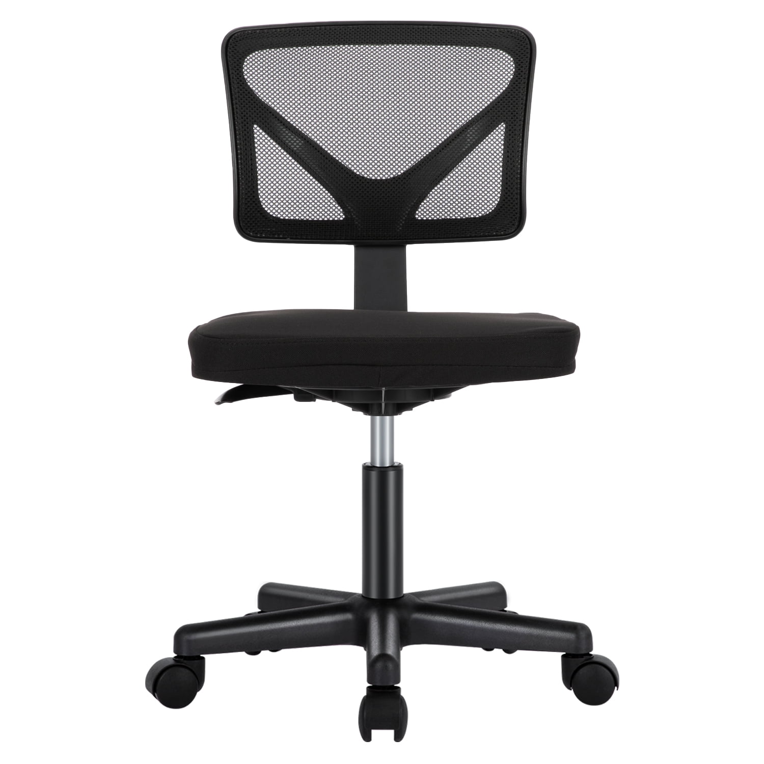 JOINSUN Armless Home Office Desk Chair for Small Space, Adjustable ...