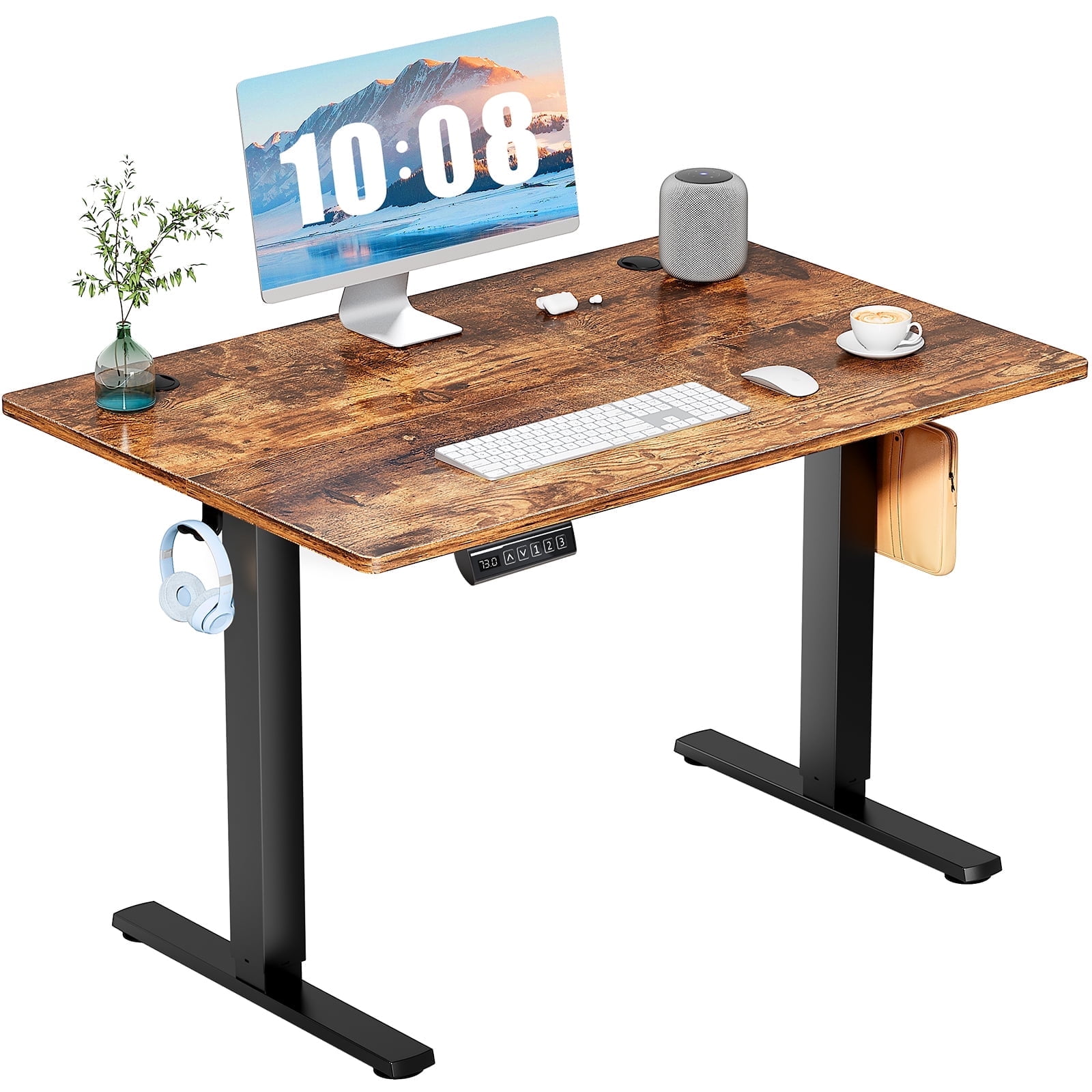 MCQ Electric Adjustable Height Standing Desk with 2 Splice Board for ...