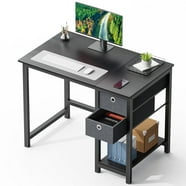 Memomad Bali Modern Home Office Desk with Drawer and Smart Storage for ...