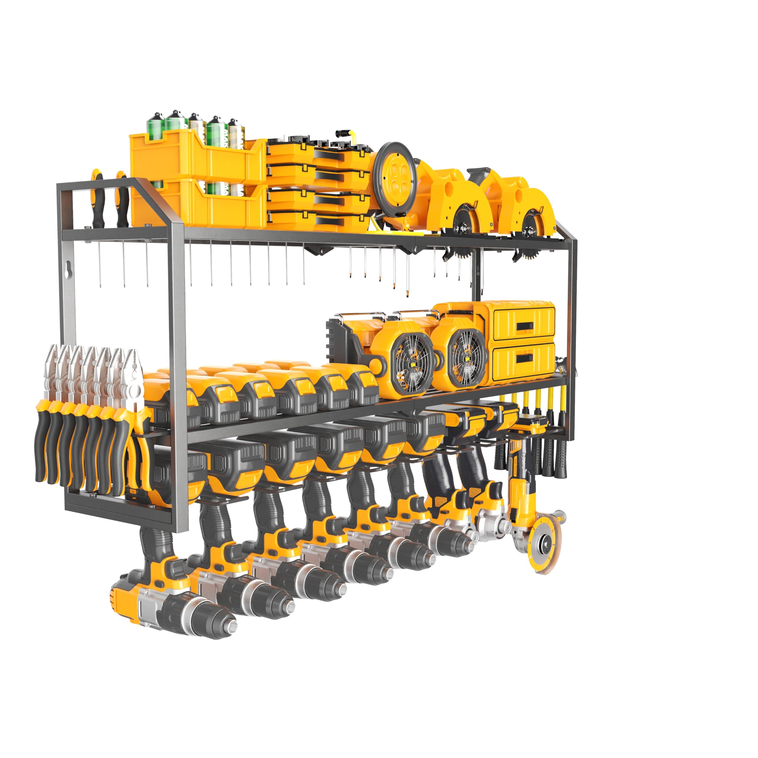 JOIRACK Power Tool Organizer Wall Mount,Drill Holders Wall Mount,Tool ...