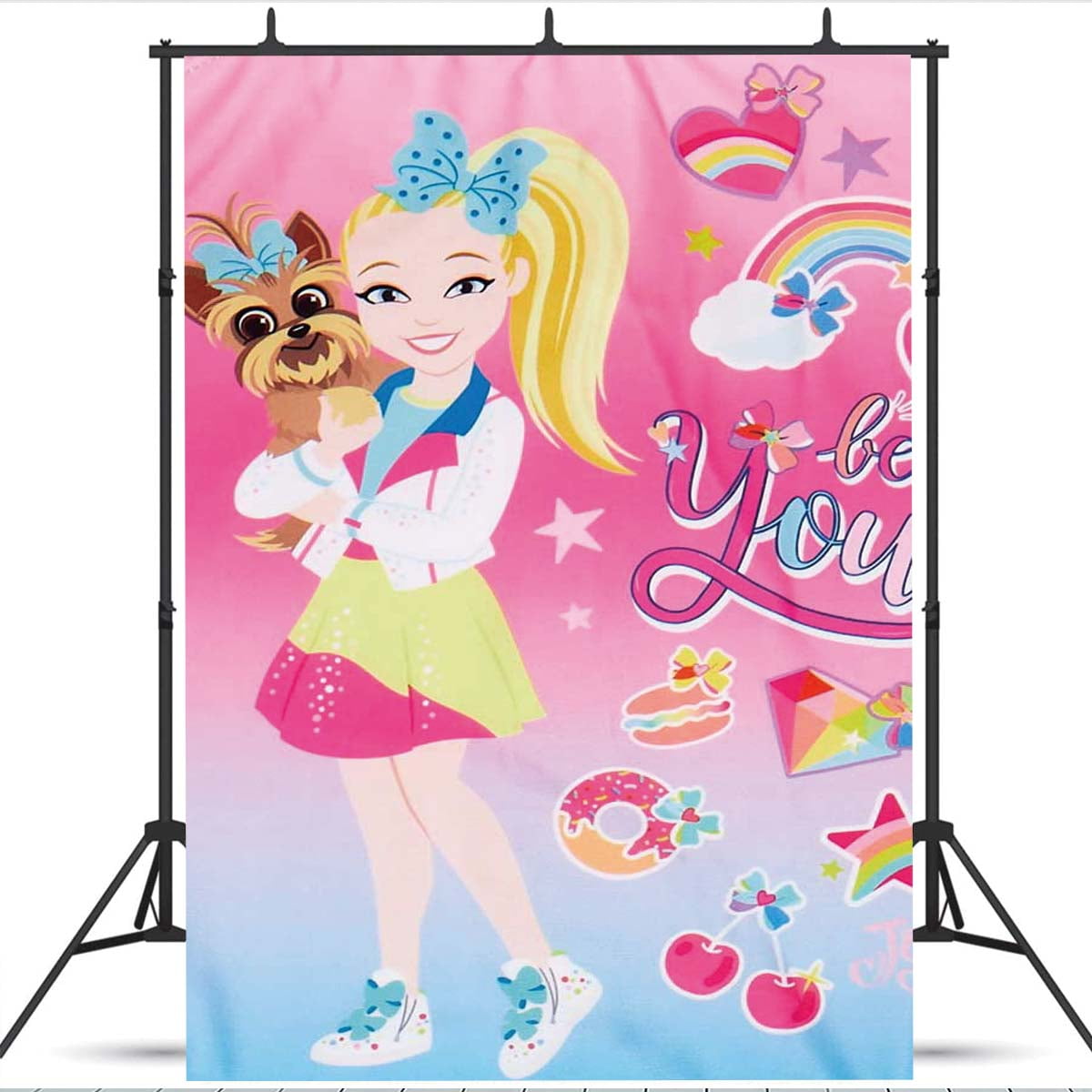 JOJO Siwa school Poster Wall Decor Birthday Banner Backdrop Background ...