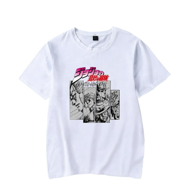 JOJO's Bizarre Adventure Tshirt Hot Anime Pullover Streetwear Short ...