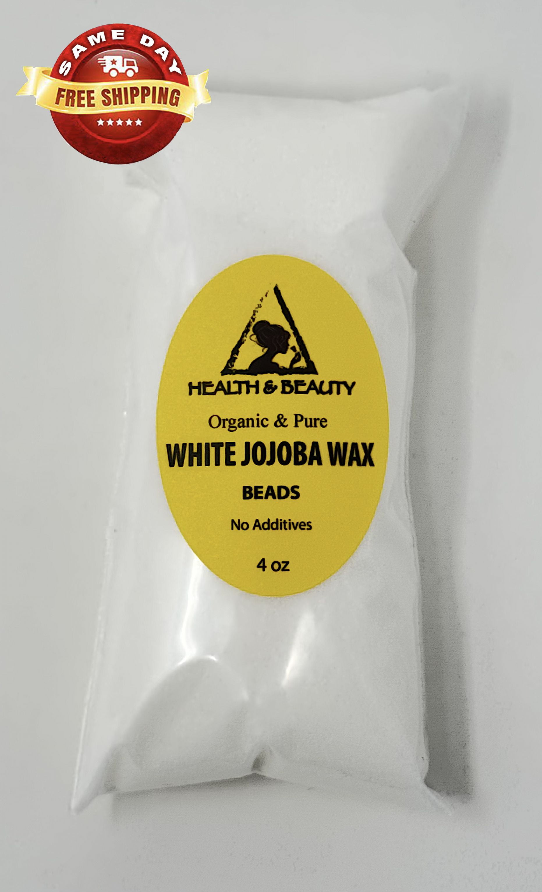 JOJOBA WAX WHITE BEADS ORGANIC PASTILLES PREMIUM GRADE NATURAL 100% ...