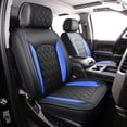 JOJOBAY Chevy Silverado Seat Covers,Leather Seat Covers for GMC Sierra ...