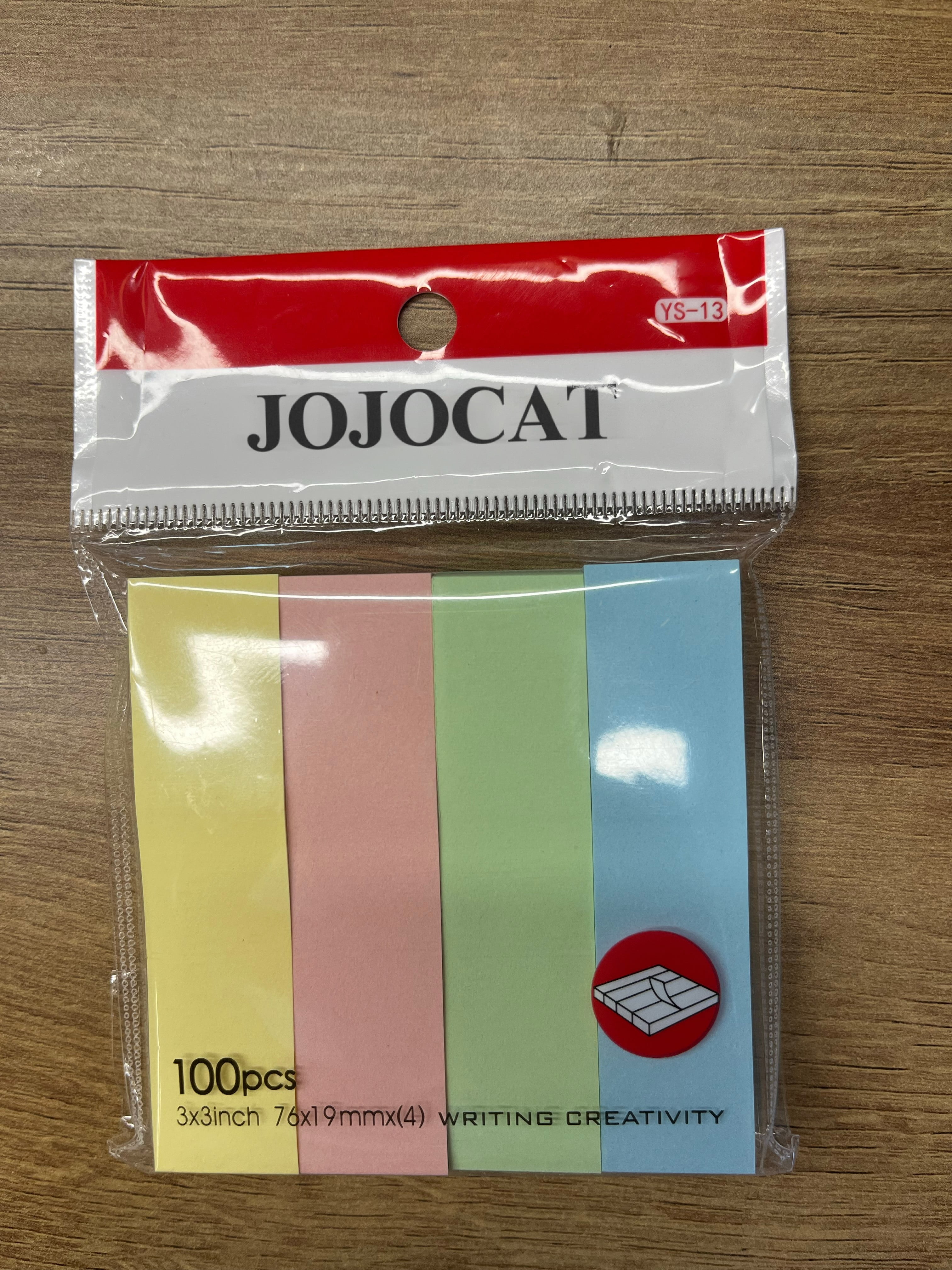 JOJOCAT Book markers Sticky Notes Flags Tabs Page Markers Transparent ...