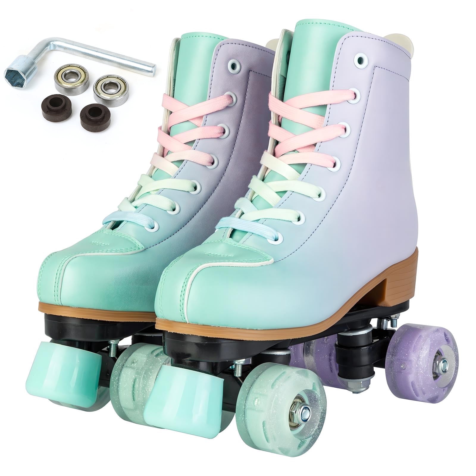 JOJOLAM Roller Skate, Girls Women Fashion Classic High-top Roller ...