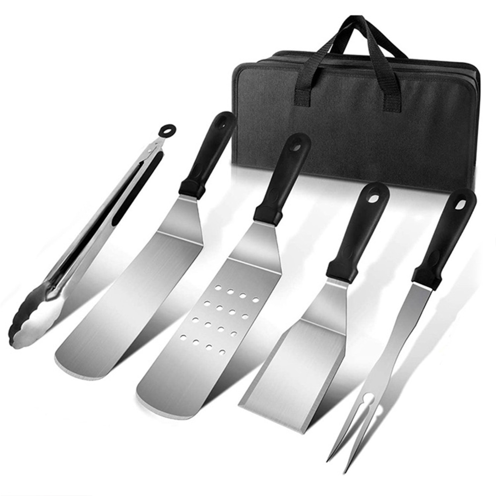 JOLIXIEYE 17pcs Outdoor Griddle Grill Tools Set Heavy Duty Grill BBQ ...