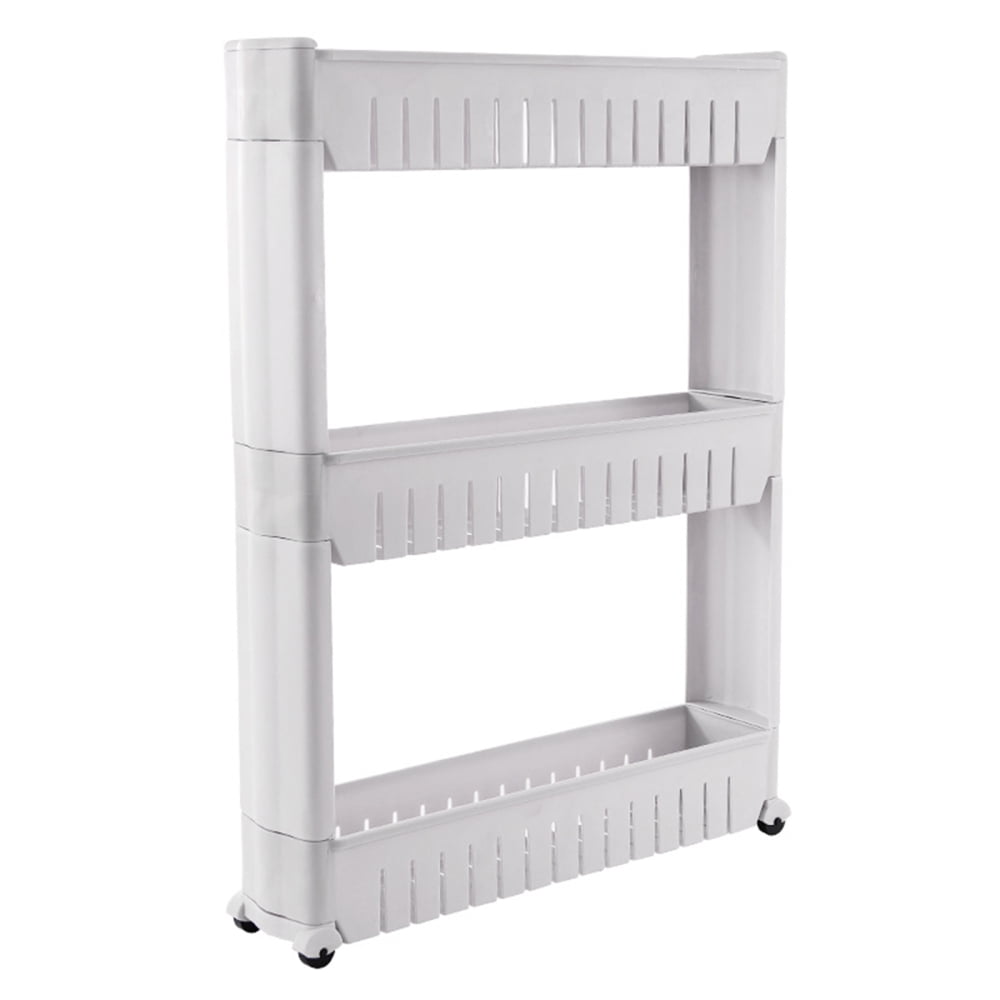 JOLIXIEYE 3 Tier Slide Out Storage Tower Narrow-Space Kitchen Or ...