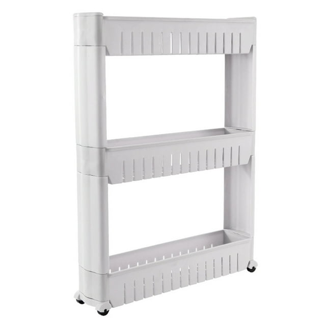 JOLIXIEYE 3 Tier Slide Out Storage Tower Narrow-Space Kitchen Or ...