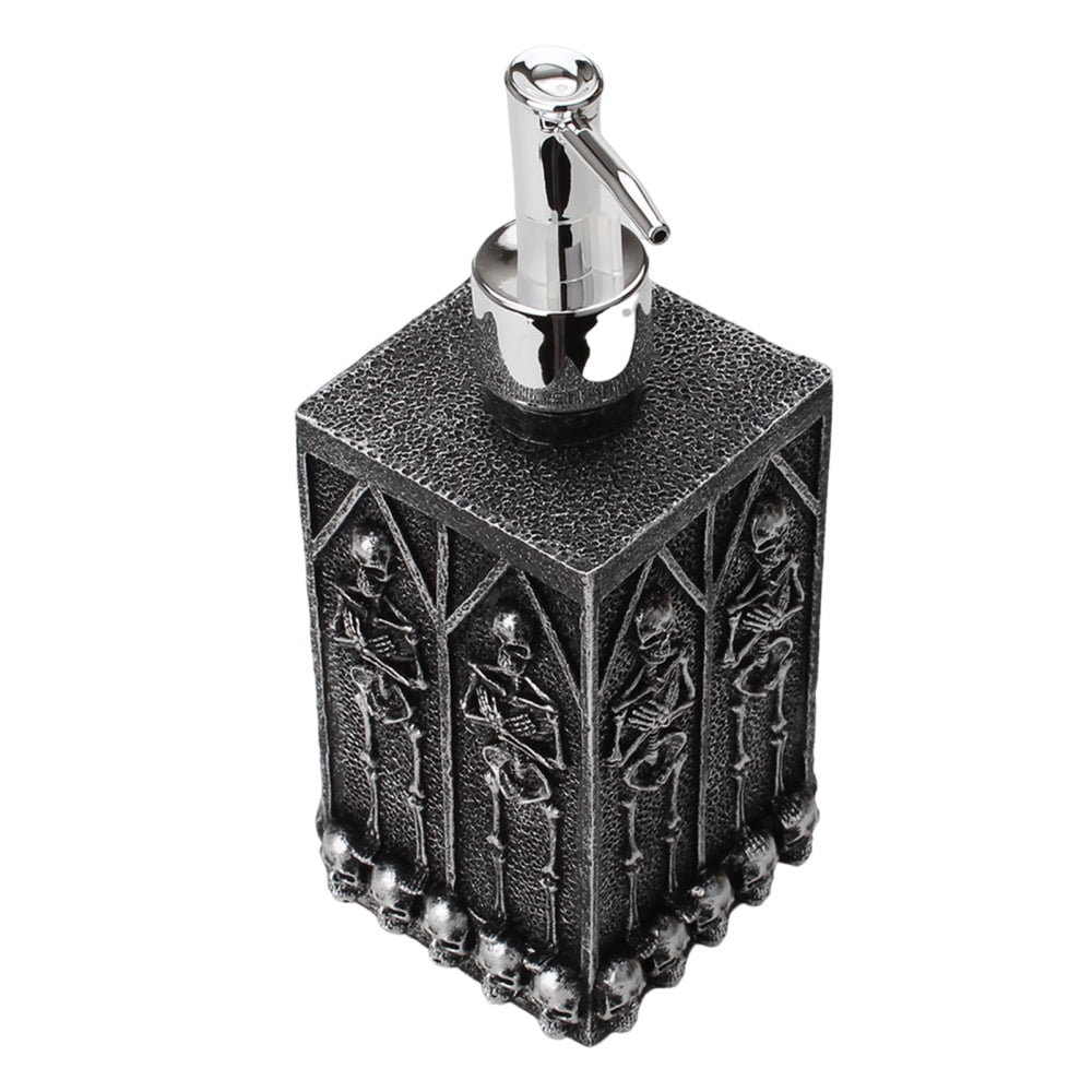 JOLIXIEYE 460ml Skeleton Design Soap Bottle Retro Practical Bath Shower ...