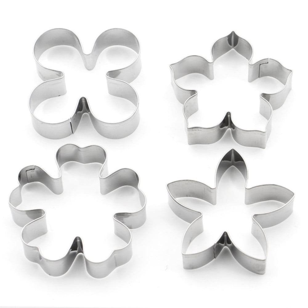 JOLIXIEYE 4pcs Metal Cookie Cutter Mould Simple Operation DIY Cookie ...