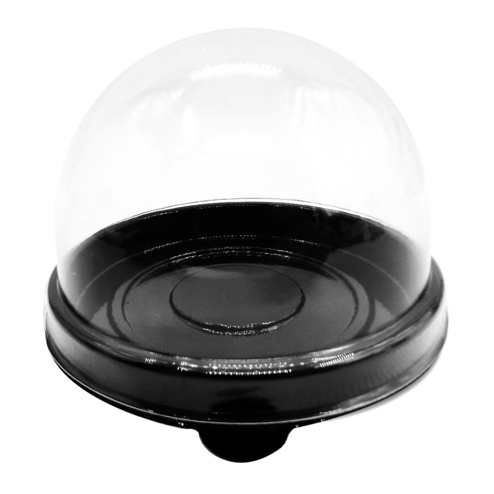 JOLIXIEYE 50 Set Individual Clear Plastic Mini Cake Box Mooncake Dome ...