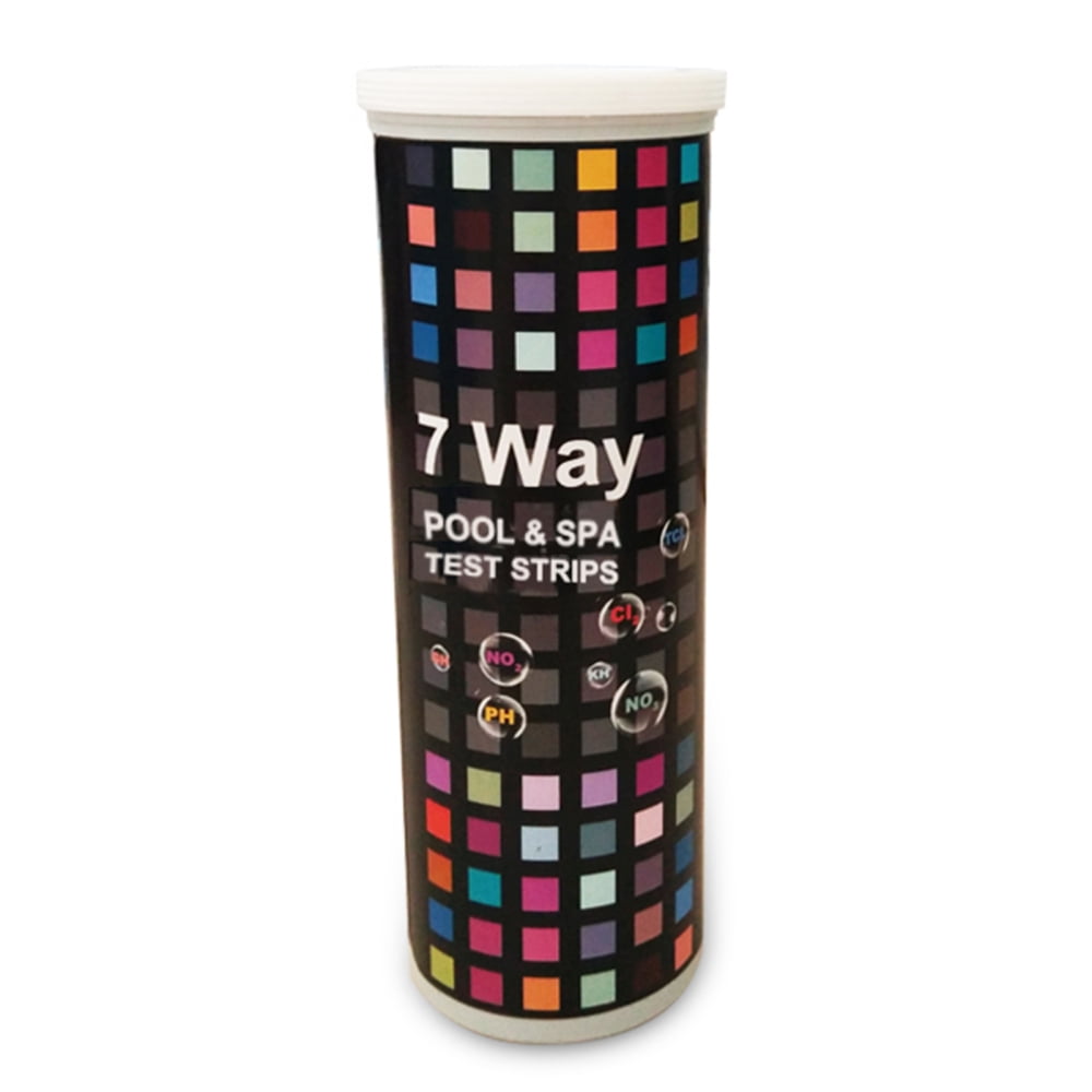 JOLIXIEYE 7-Way Water Hardness Test Kit Pool and Hot Tub Test Strips ...