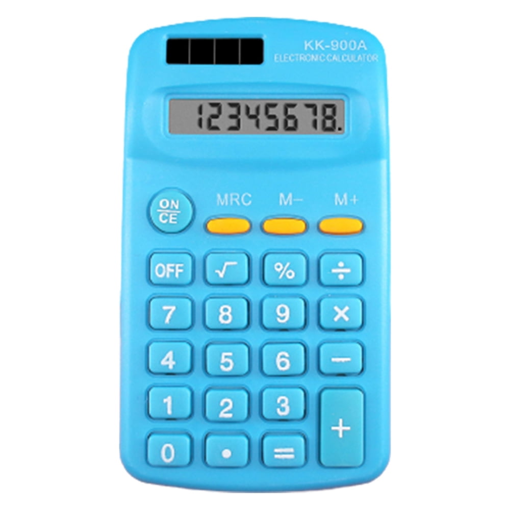 JOLIXIEYE 8 Digits Desk Calculator Colorful Portable Electronic ...