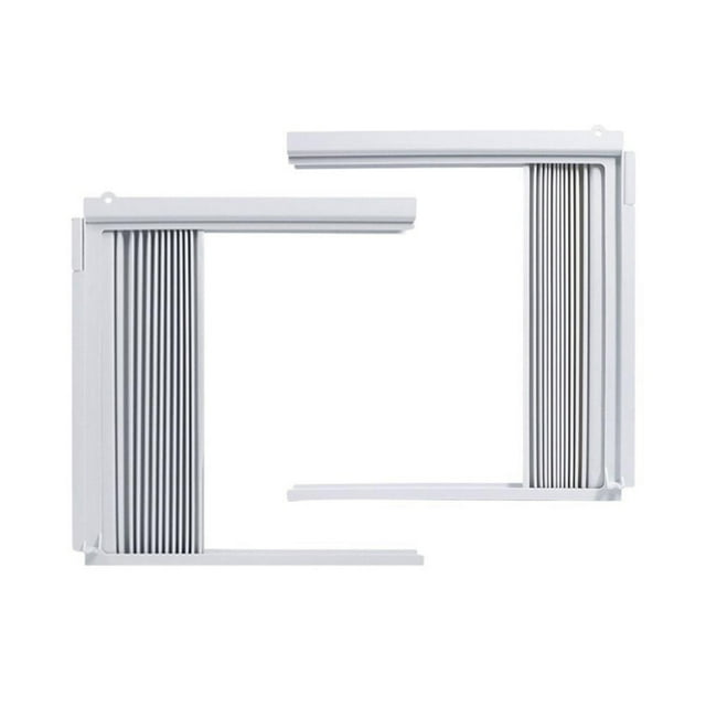 JOLIXIEYE Air Conditioner Window Blind Baffles AC Accordion Filler Kit ...