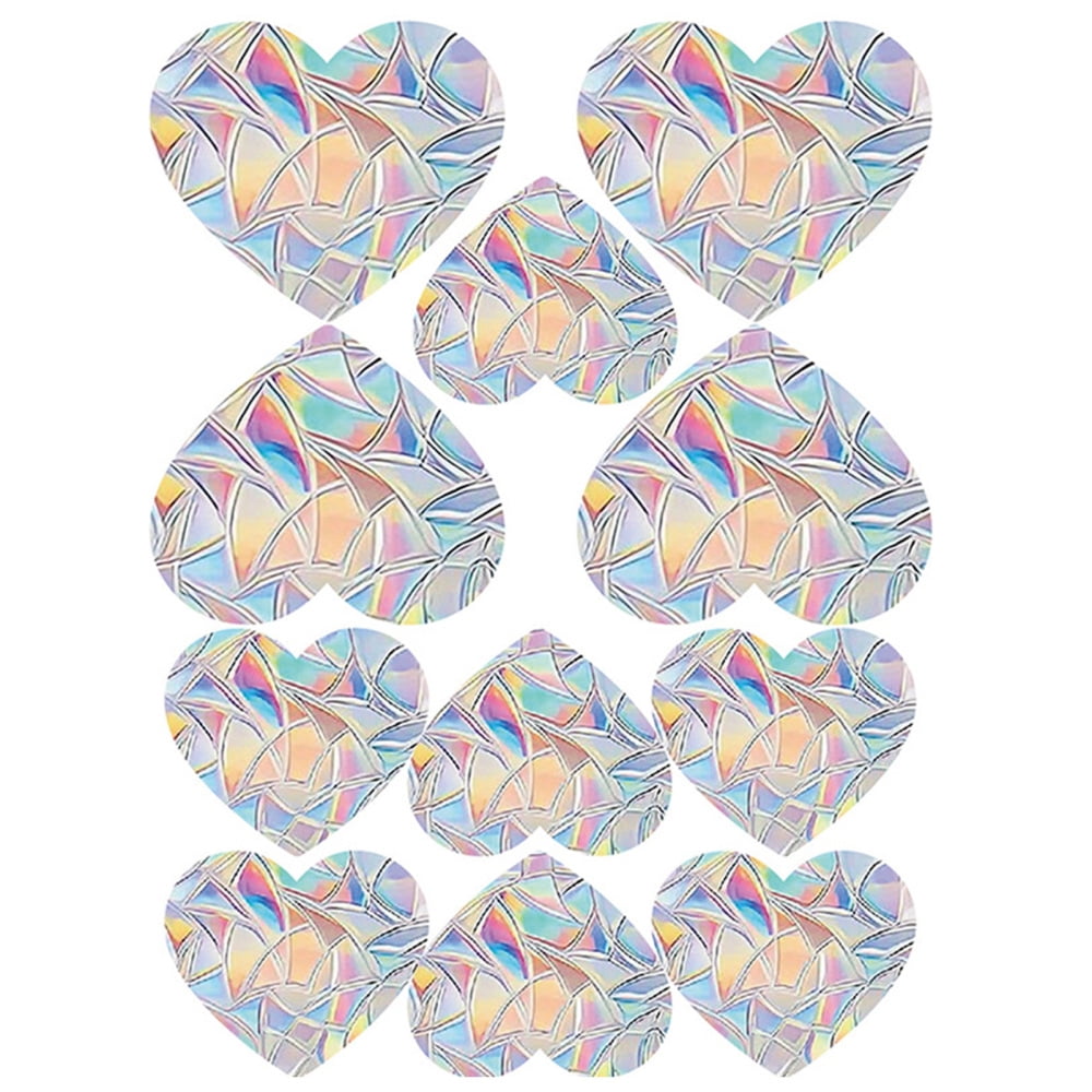 JOLIXIEYE Anti-Collision Alert Bird Window Decals Rainbow Window Alert ...