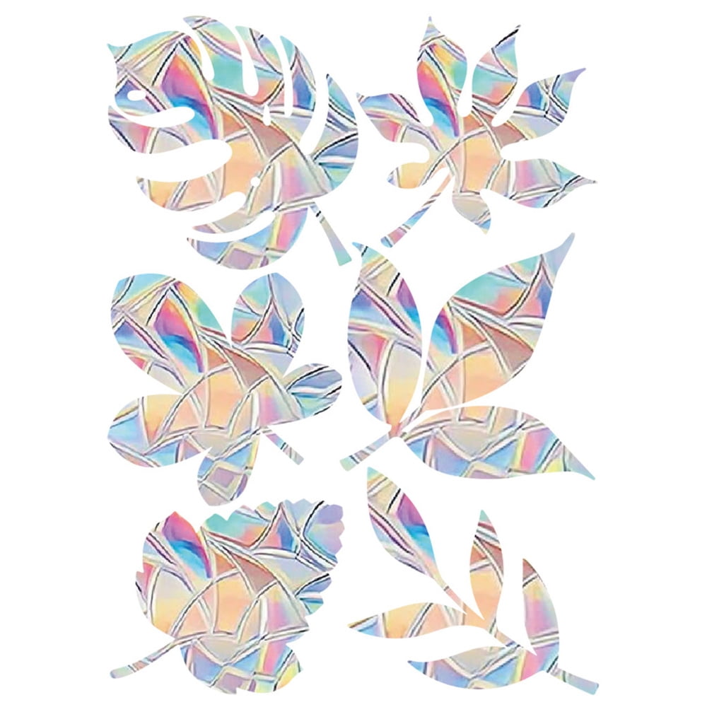 JOLIXIEYE Anti-Collision Alert Bird Window Decals Rainbow Window Alert ...