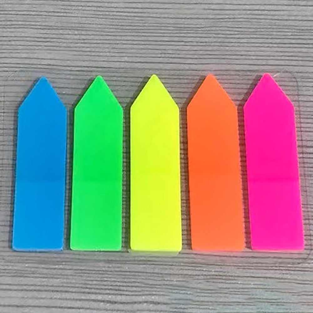 JOLIXIEYE Colored Sticky Classification Markers Translucent Color Clear ...