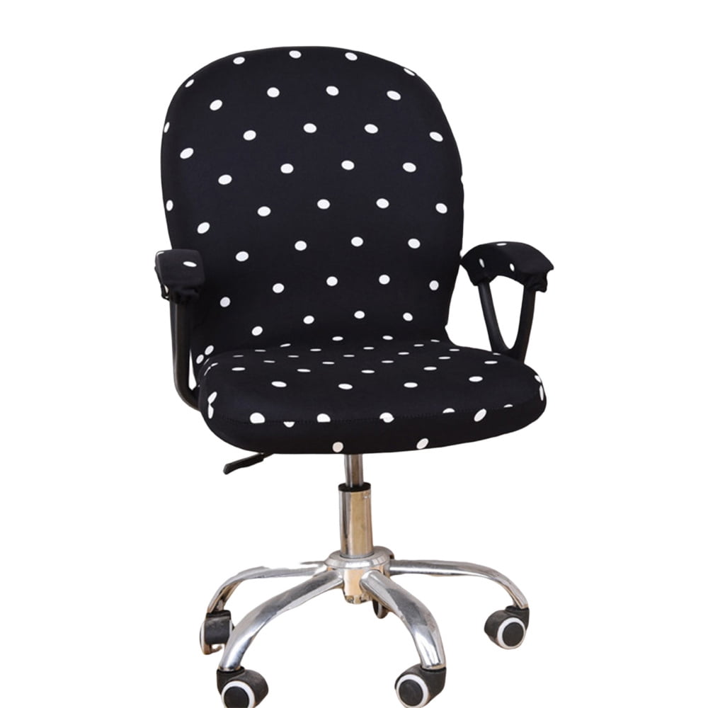 JOLIXIEYE Computer Office Chair Covers Removable Rotating Boss Chair ...
