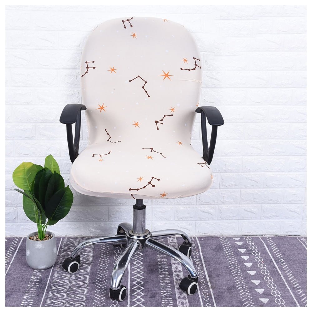 JOLIXIEYE Computer Office Chair Covers Removable Rotating Boss Chair ...