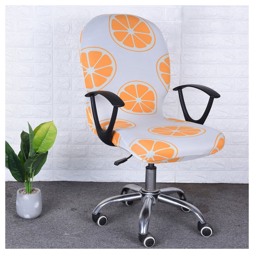 JOLIXIEYE Computer Office Chair Covers Removable Rotating Boss Chair ...