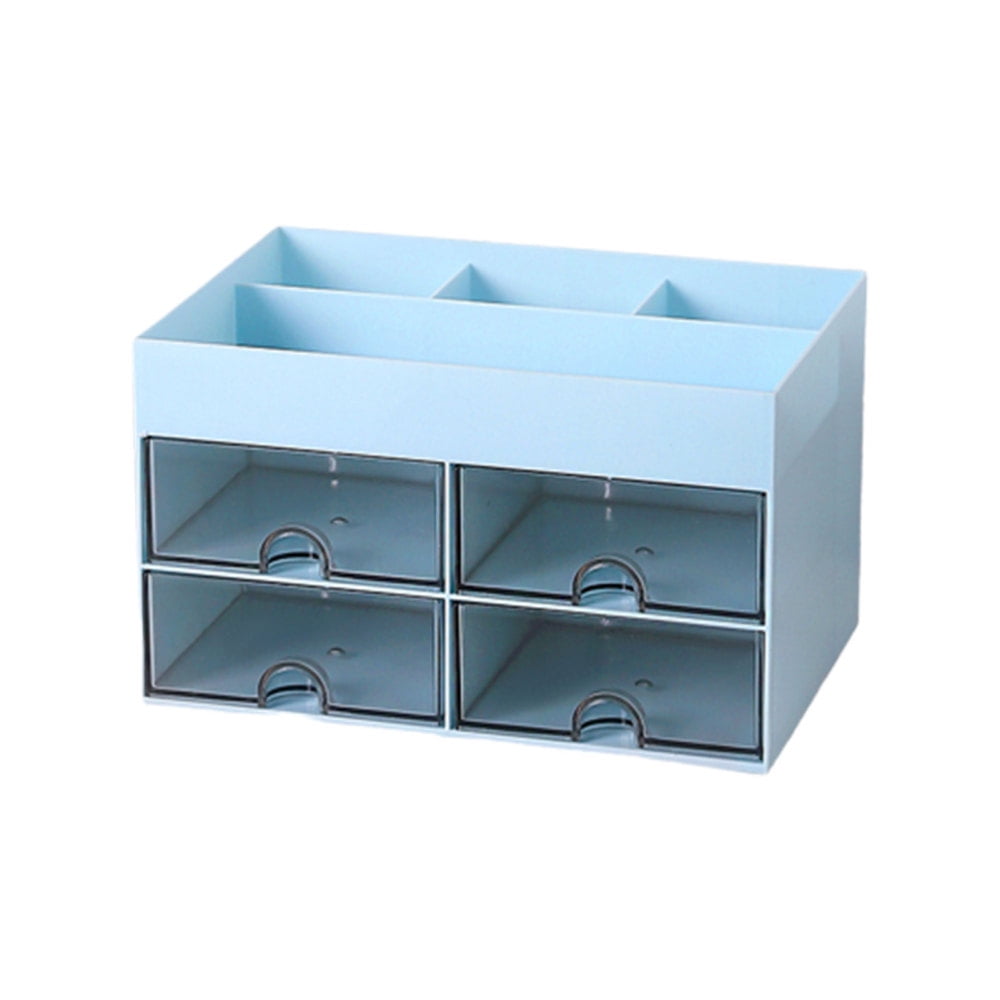 JOLIXIEYE Drawer Desktop Organizer Desk Organizer with Top Grids ...