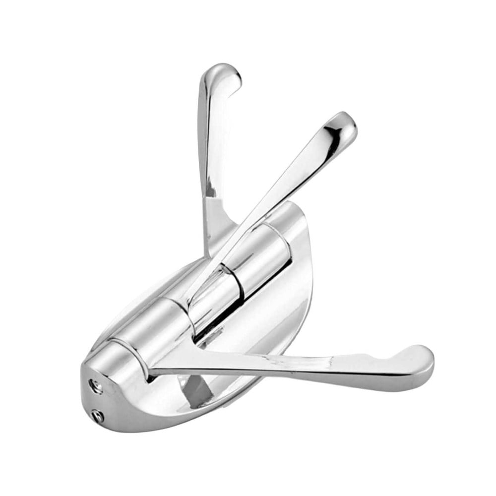 JOLIXIEYE Flexible Robe Coat Hook 180° Swivel Heavy Duty Three Prongs ...
