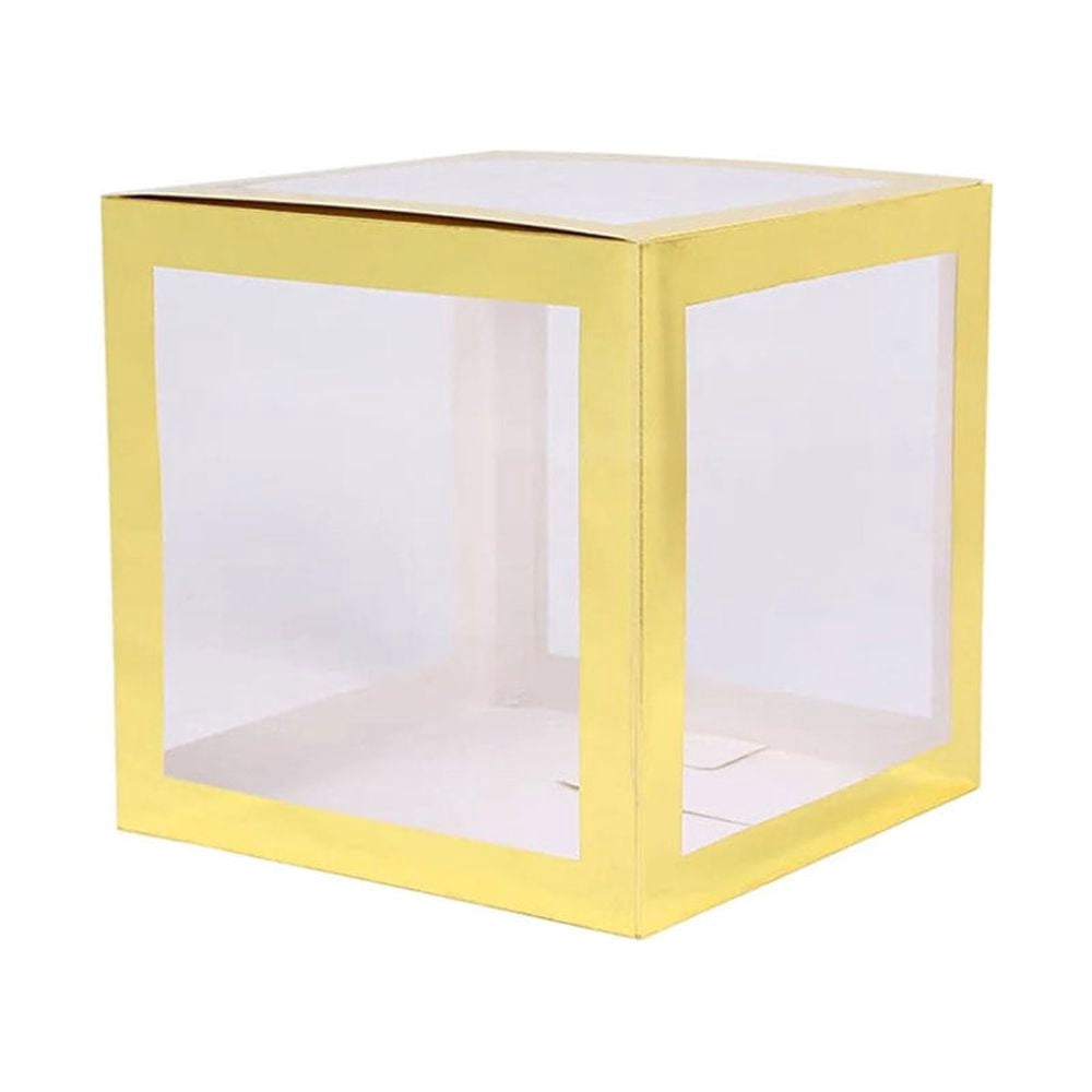 JOLIXIEYE Grad Congrats Balloon Box Set Square Transparent Balloon ...