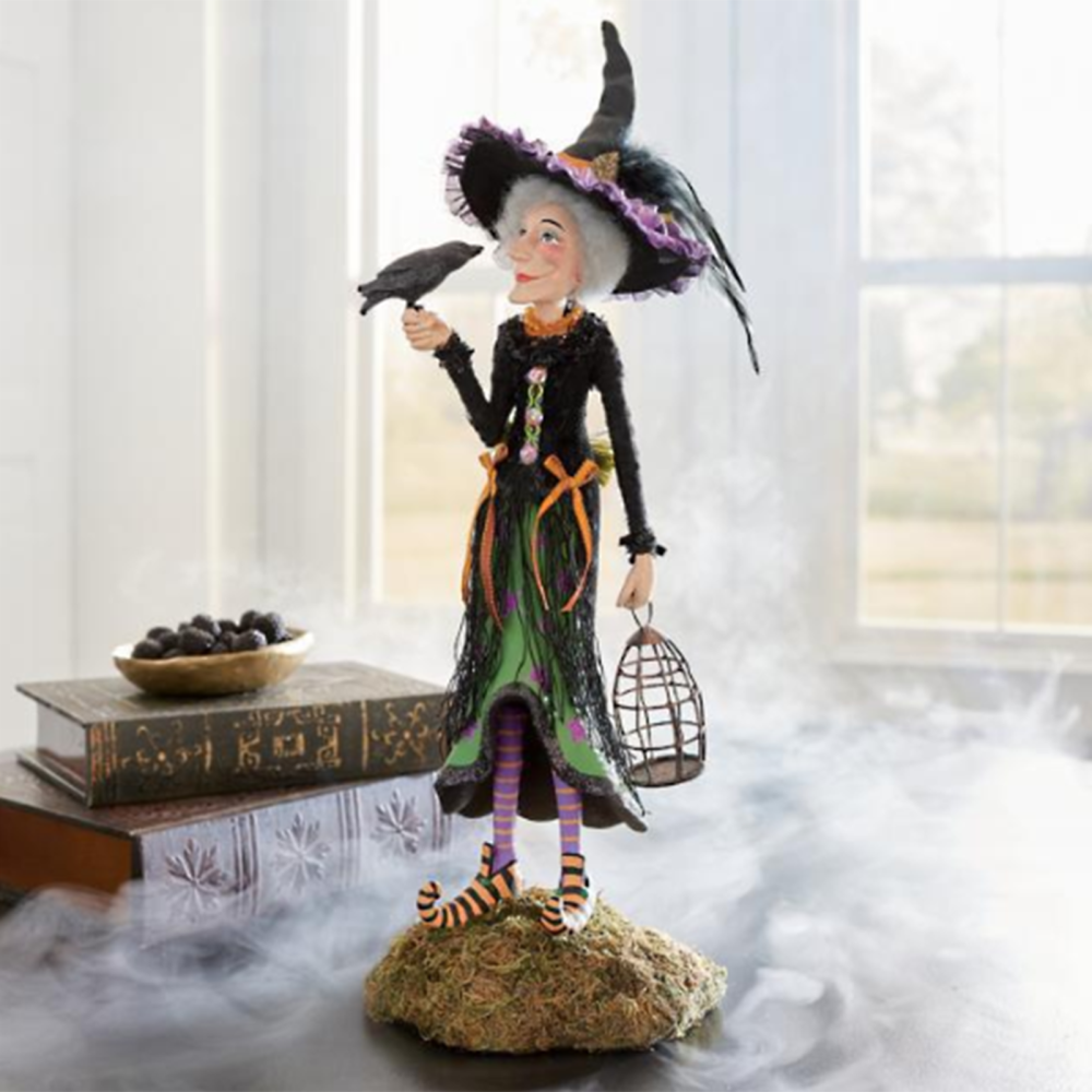 JOLIXIEYE Halloween Bewitching Figure Sculpture Bewitching Witch ...