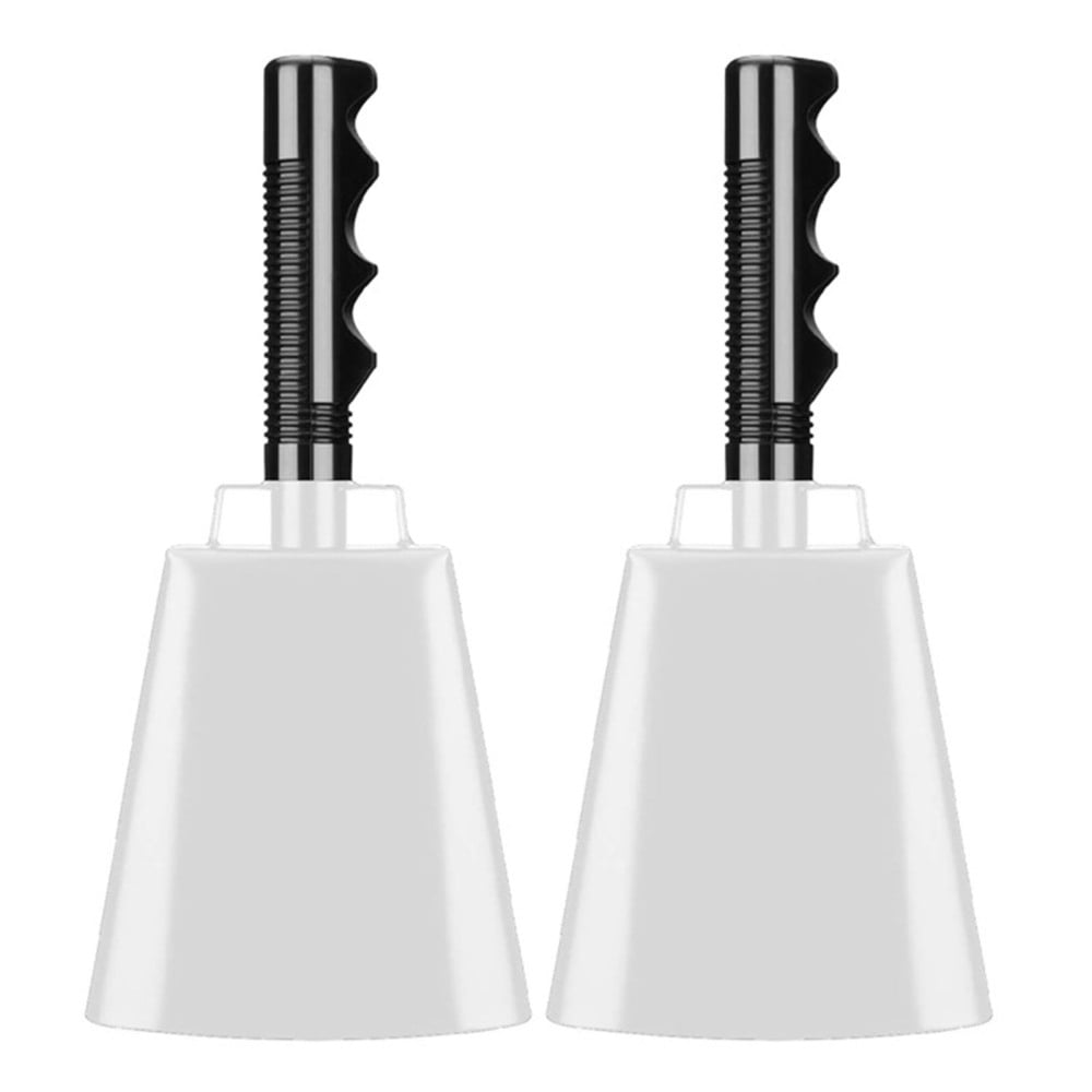 JOLIXIEYE Hand Metal Cheering Cow Bell Cow Bells with Ergonomic Handles ...