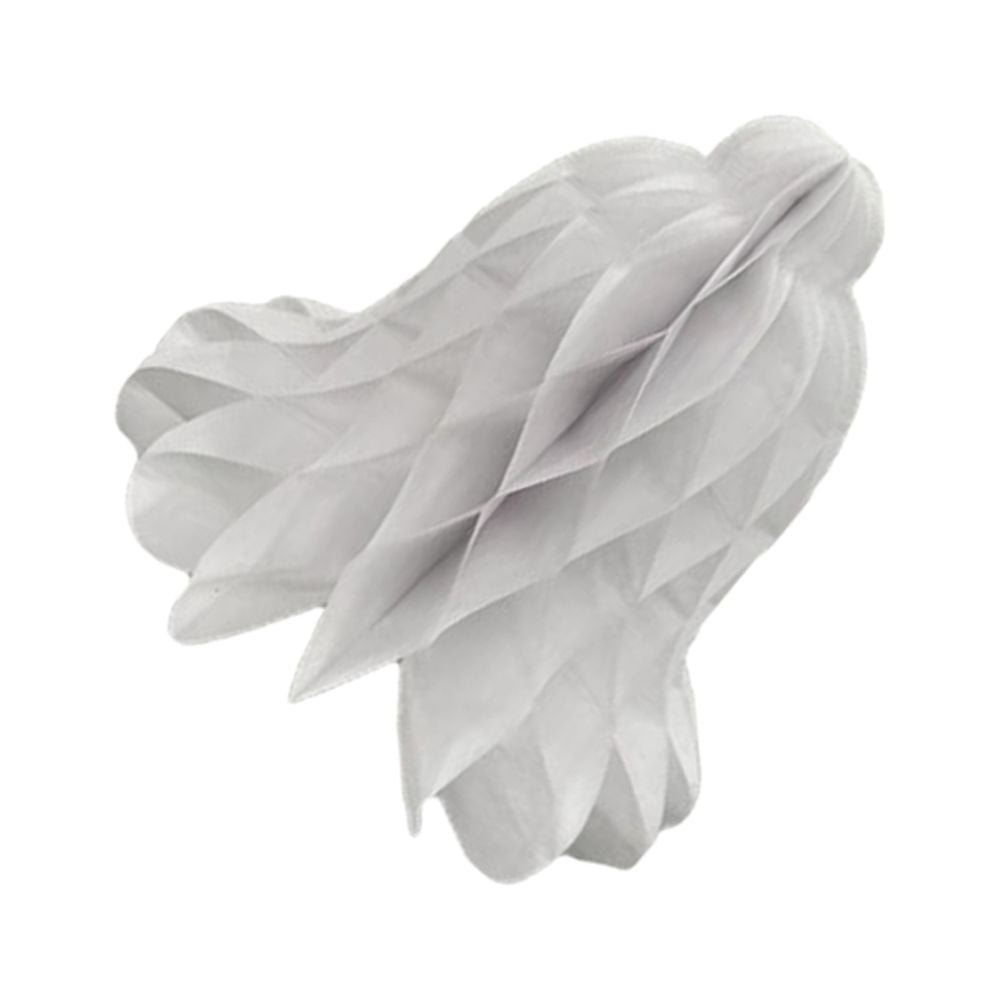 JOLIXIEYE Honeycomb Ball Paper Bell Decoration Elegant White Reusable ...
