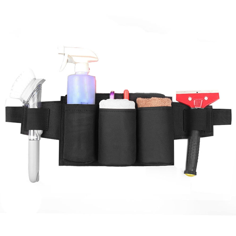 JOLIXIEYE Janitorial Custodial Waist Tools Bag Large Opening Multi ...