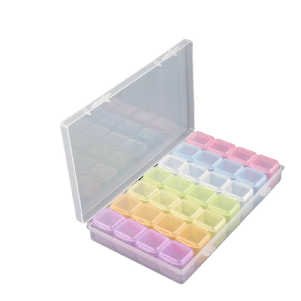 JOLIXIEYE Mini Grids Storage Box Transparent Box Design For Jewelry ...