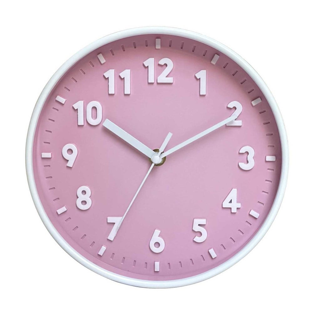 JOLIXIEYE Modern Simple Wall Clock Candy Color Silent Home Clocks ...