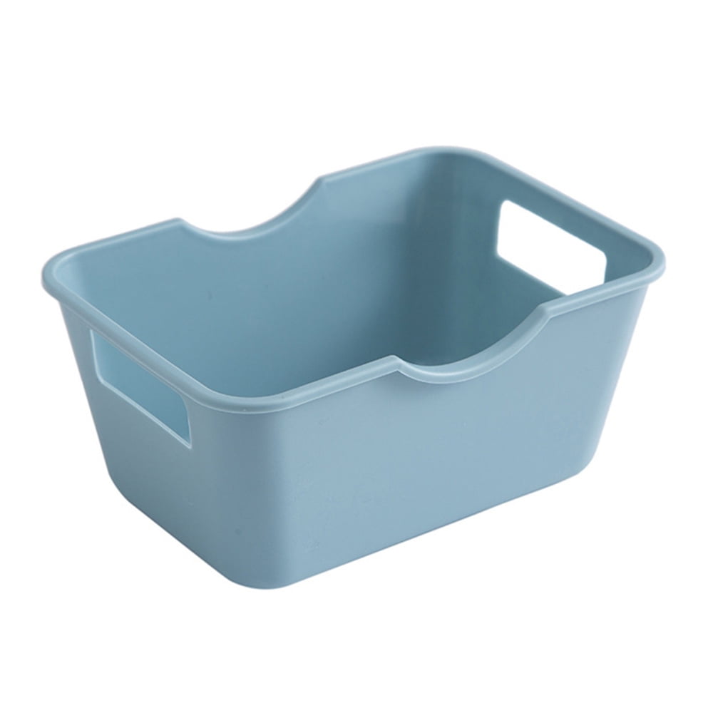 JOLIXIEYE Plastic Desktop Storage Baskets Portable & Lightweight Box ...
