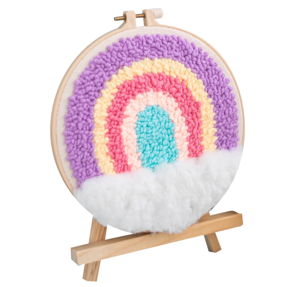 JOLIXIEYE Punch Needle Embroidery Kit Adults Starter Cross Stitch Kit ...