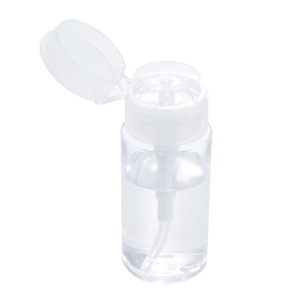 JOLIXIEYE Push Down Pump Dispenser Bottle Empty Plastic Lockable ...