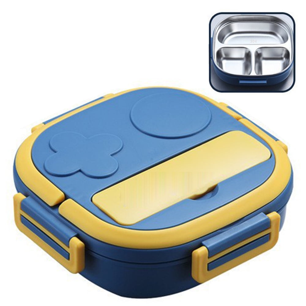 JOLIXIEYE Stainless Steel Bento Lunch Box Leak Proof Insulated Food Storage Containers for ...