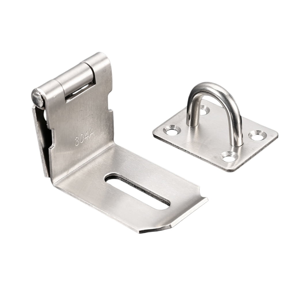 JOLIXIEYE Stainless Steel Right Angle Latch Lock Door Hasp Latch Safety ...