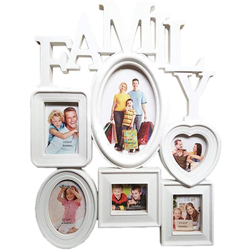 JOLIXIEYE Wall Hanging Family Phots Wall Mount Phot Home Room Ornament ...
