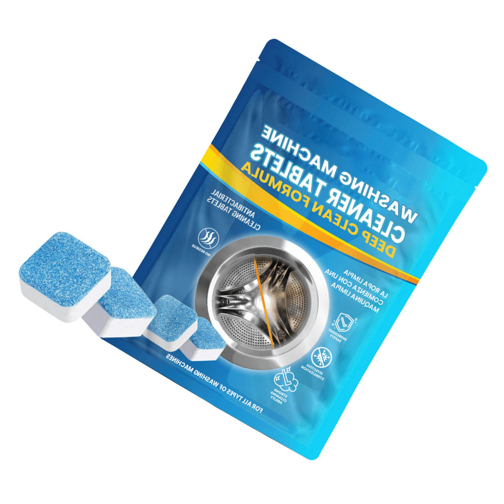 JOLIXIEYE Washing Machine Cleaner Tablets Washing Machine Deep Cleaning ...
