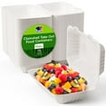 JOLLY CHEF Clamshell Take Out Food Containers, [9 * 6" 75-Pack] To Go ...