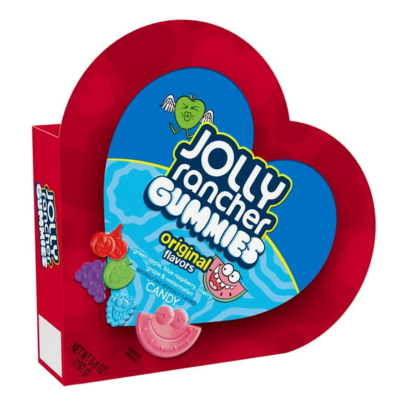 JOLLY RANCHER, Assorted Fruit Flavored Gummies Candy, Valentine's Day ...