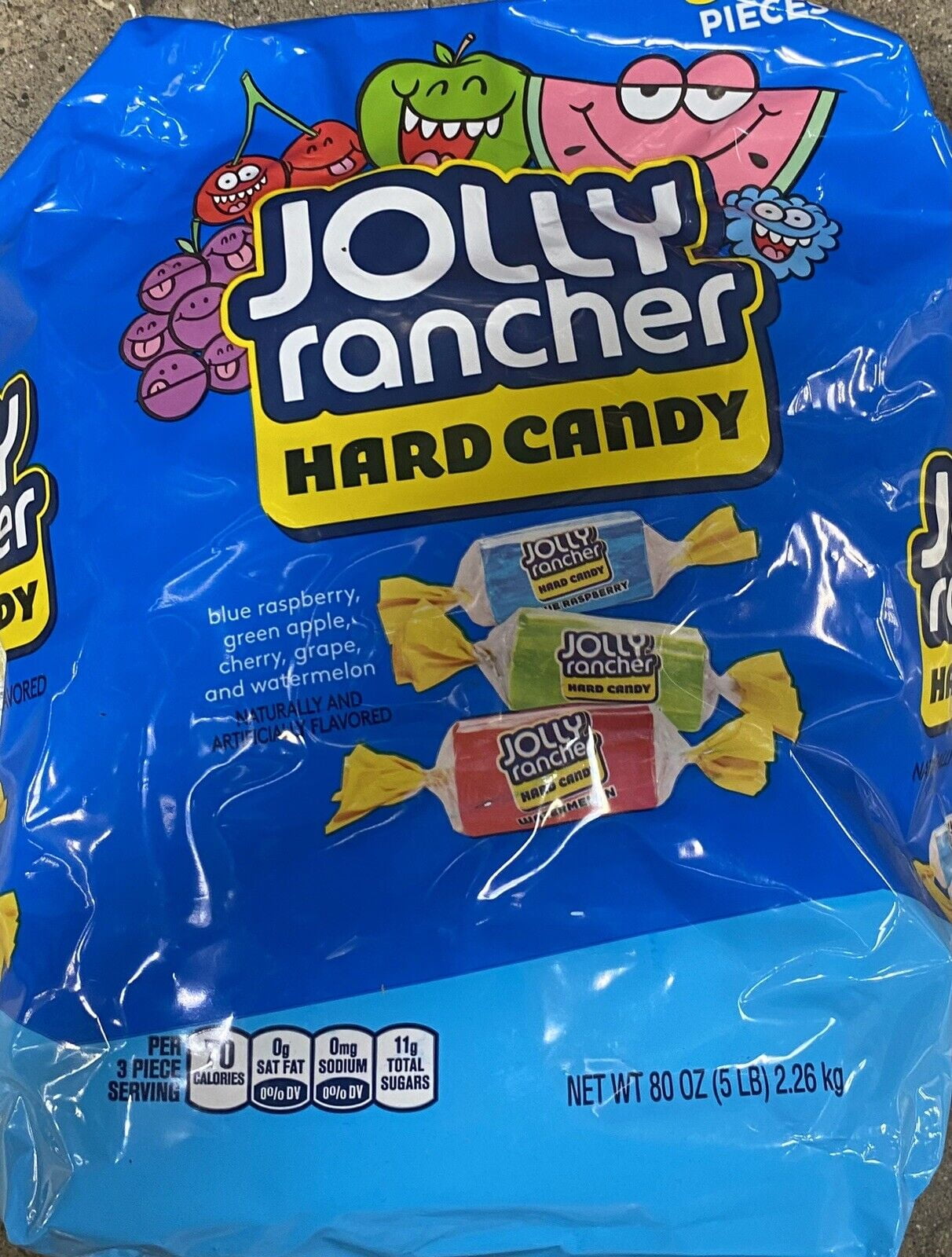 JOLLY RANCHER Assorted Fruit Flavored Hard Candy 80 oz Bulk Bag 5 Pounds - NEW - Walmart.com