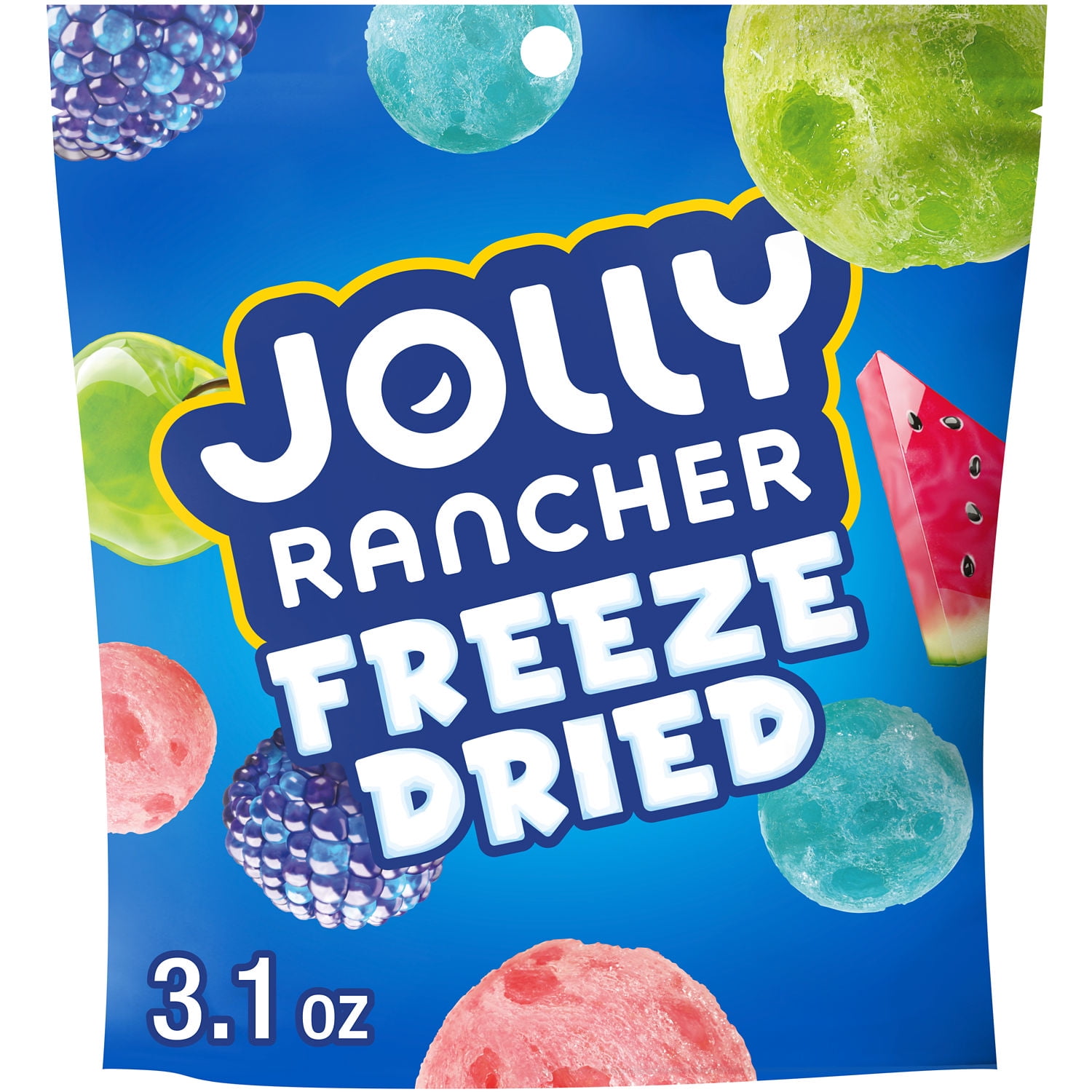 Jolly Rancher Freeze Dried Original Fruit Flavored Candy, Bag 3.1 oz ...