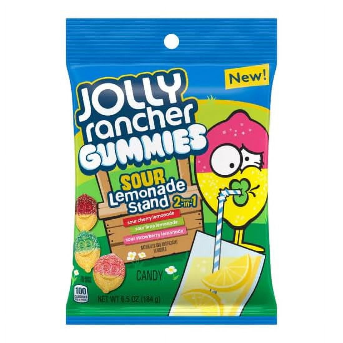 Jolly Rancher Gummies, Sour Lemonade Flavors, Sour Cherry, Lime ...